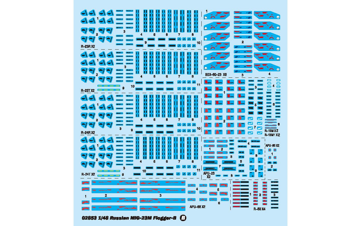 MIG-23M Flogger-B - Trumpeter 02853 | kingshobby.com