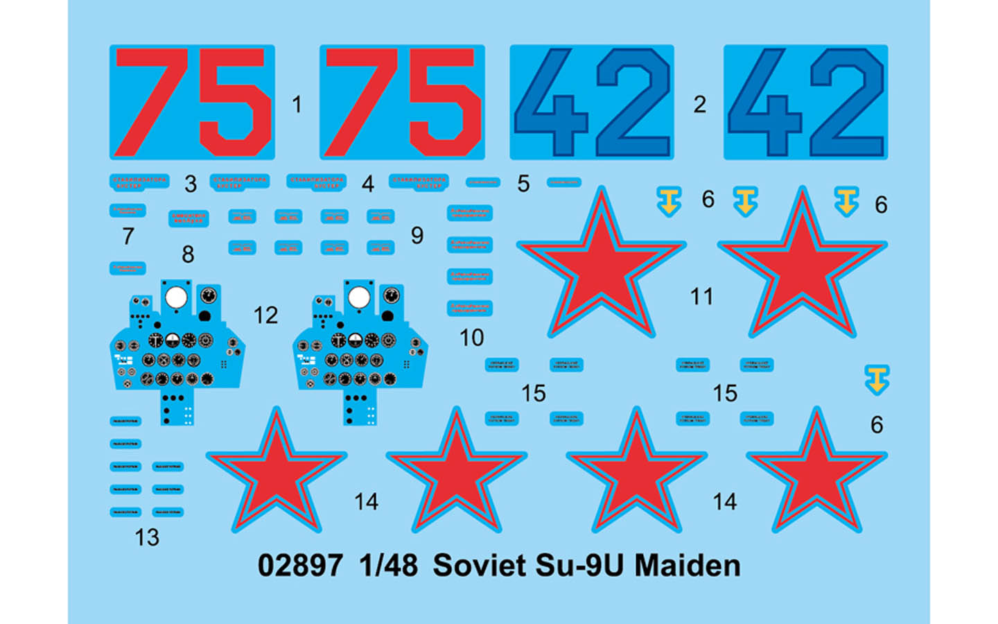 Soviet Su-9U Maiden - Trumpeter 02897 | kingshobby.com