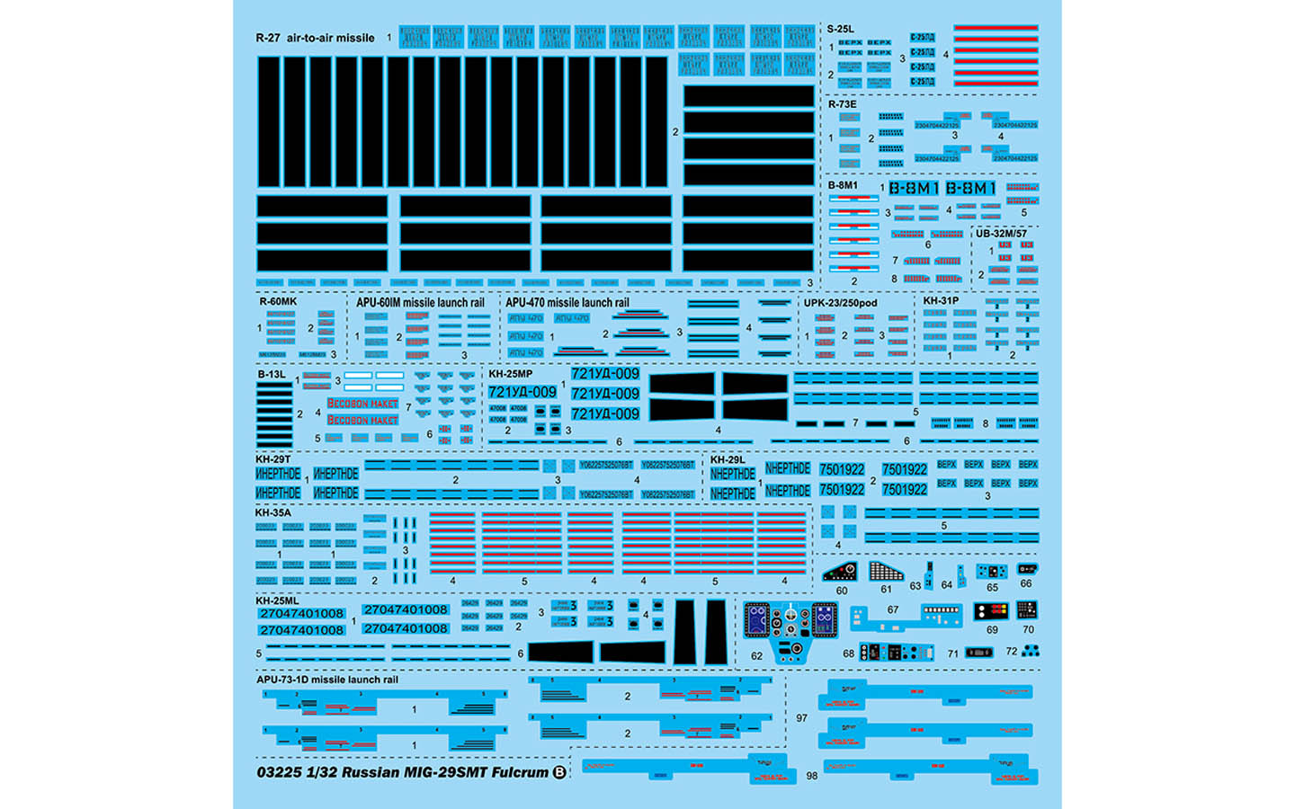 Russian MIG-29SMT Fulcrum - Trumpeter 03225 | kingshobby.com