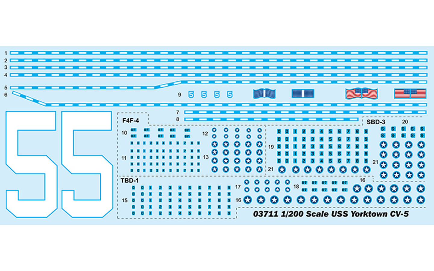 USS Yorktown CV-5 - Trumpeter 03711 | kingshobby.com