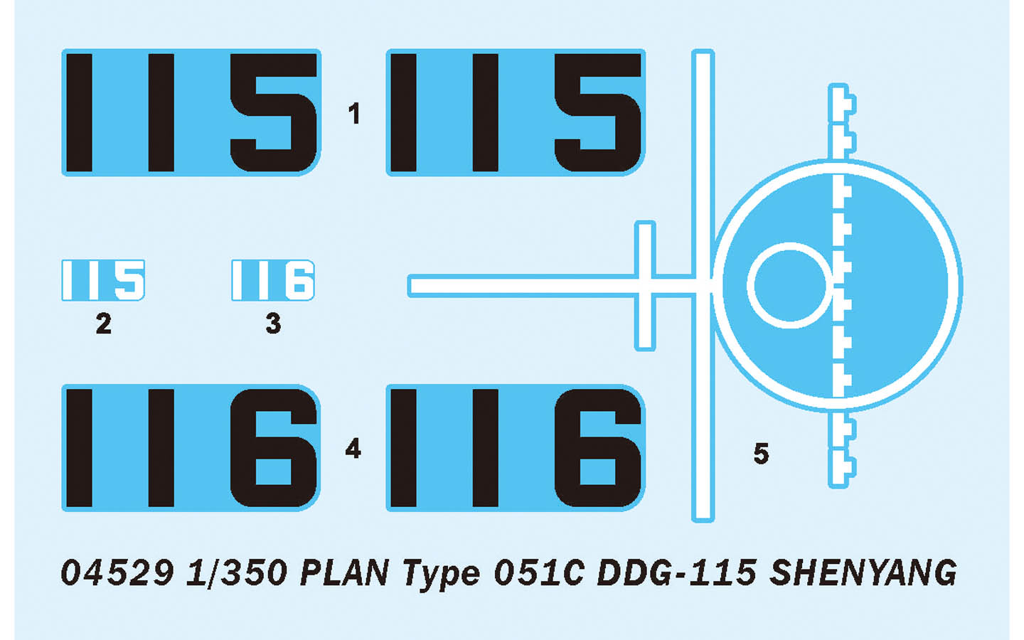 PLA Navy Type 051C DDG-115 Shenyang - Trumpeter 04529 | kingshobby.com