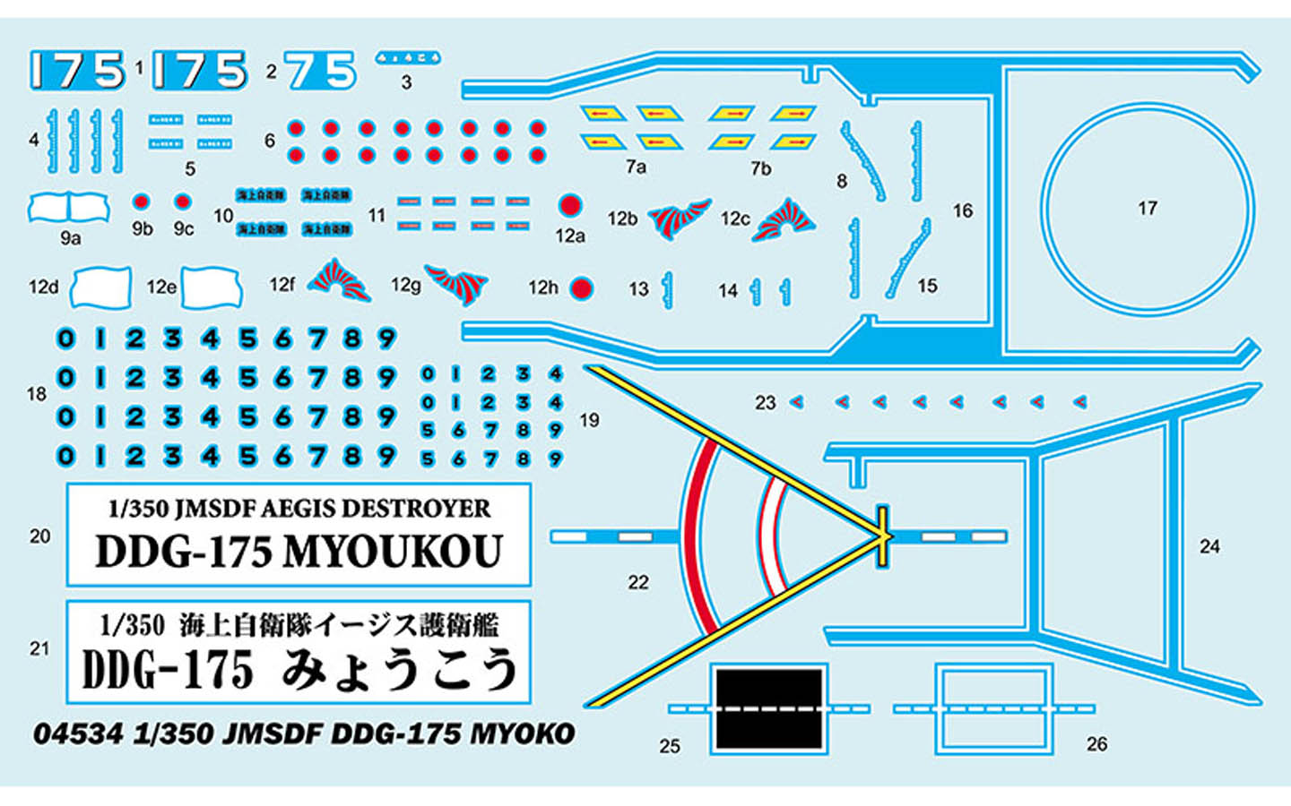 JMSDF DDG-175 Myoko - Trumpeter 04534 | kingshobby.com