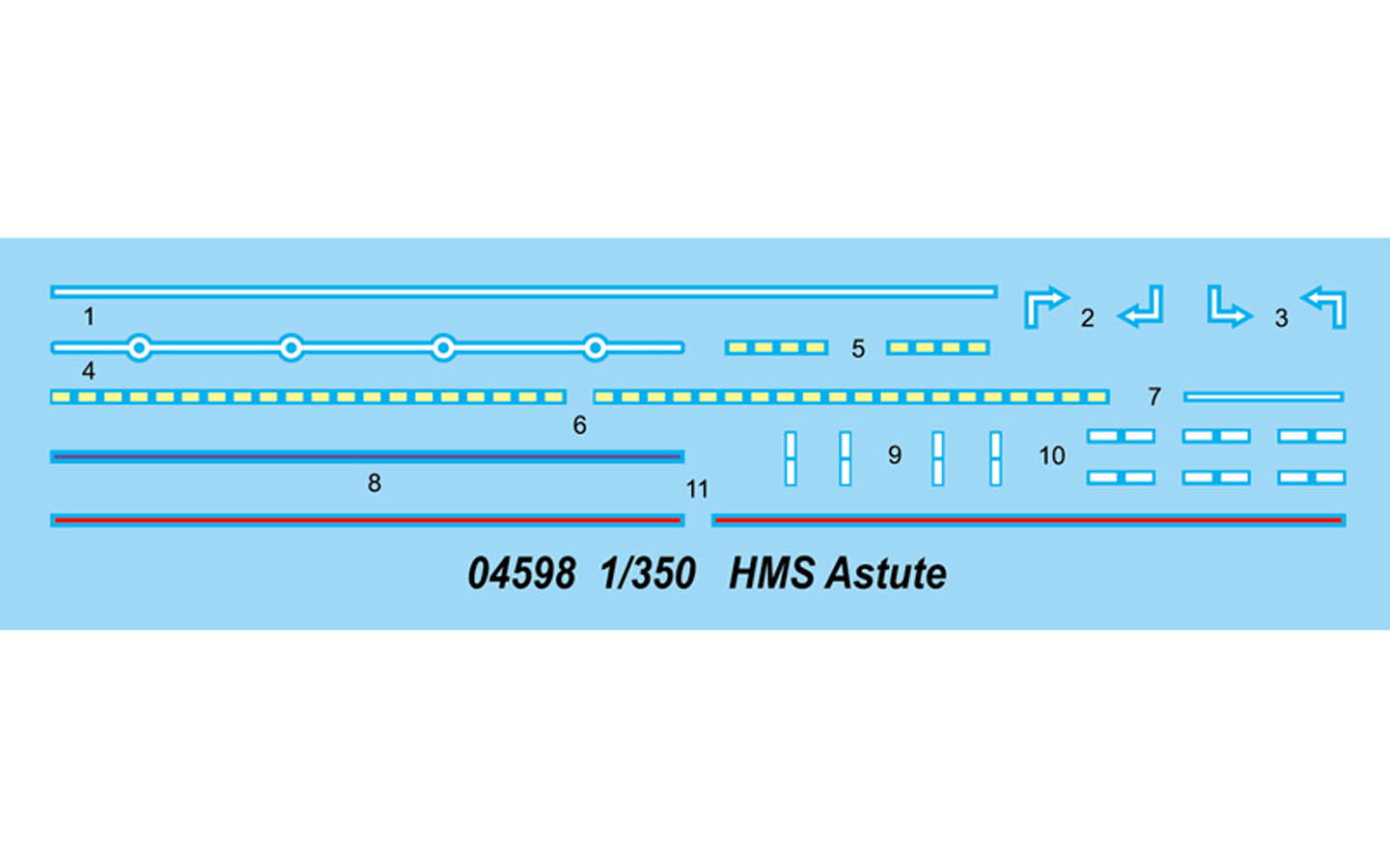 HMS Astute - Trumpeter 04598 | kingshobby.com