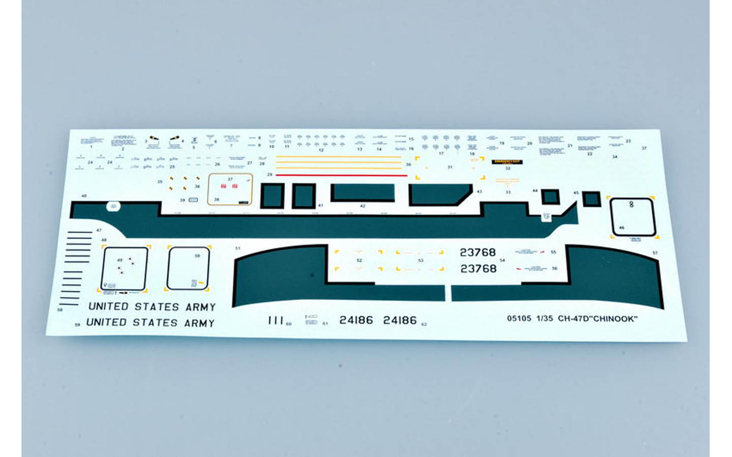 CH-47D Chinook - Trumpeter 05105 | kingshobby.com