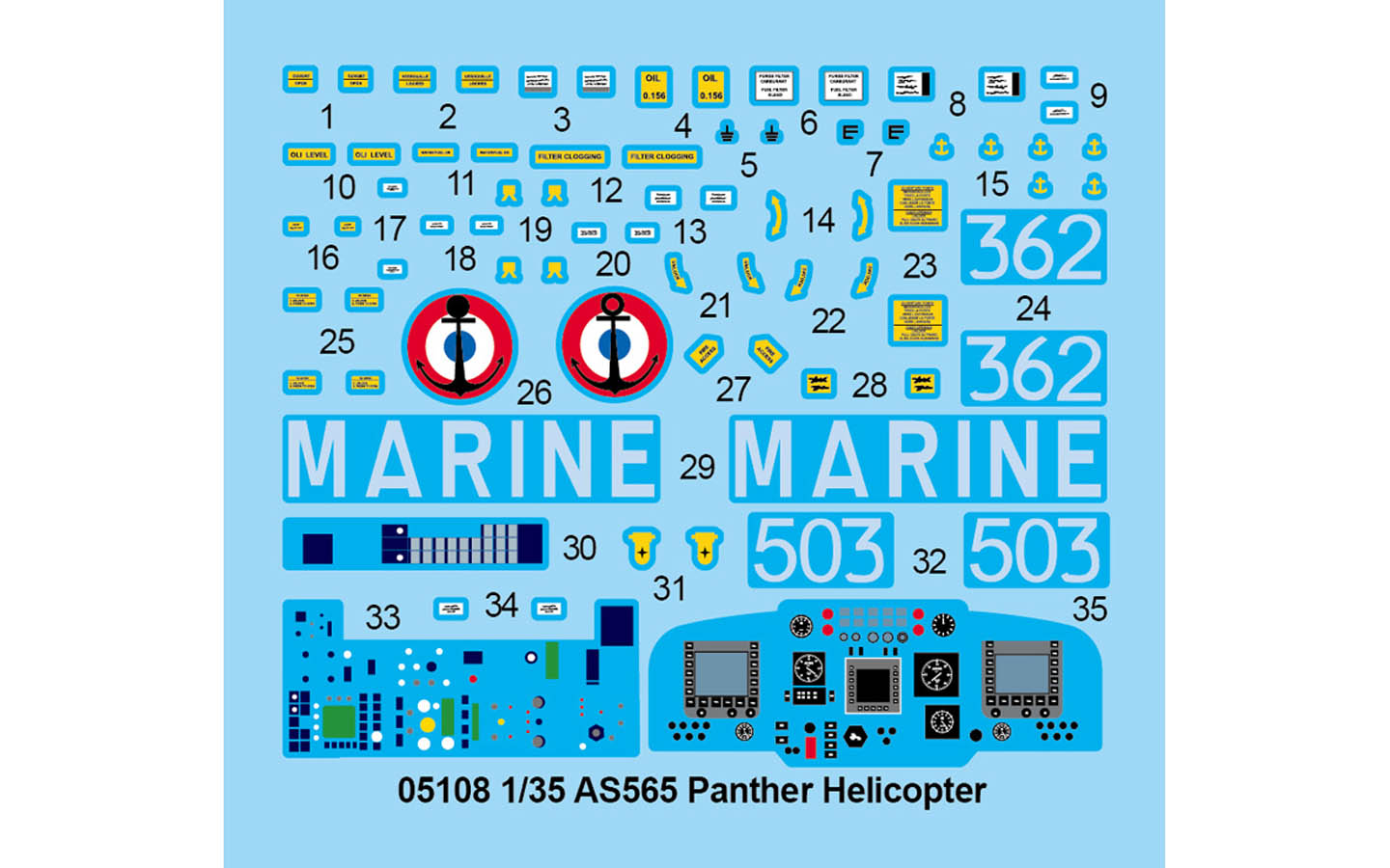 AS565 Panther Helicopter - Trumpeter 05108 | kingshobby.com
