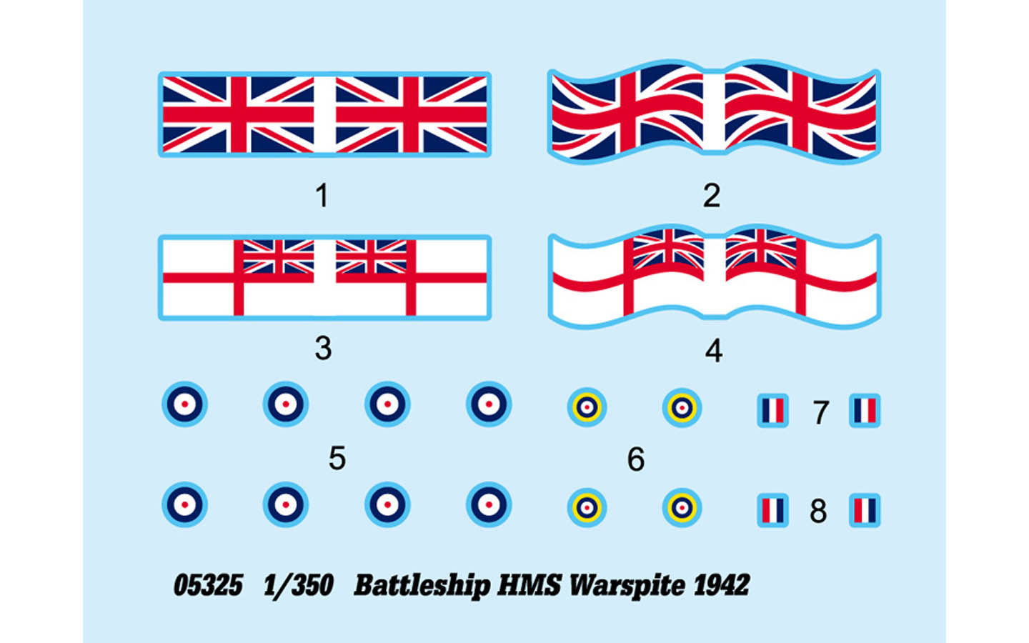 Battleship HMS Warspite 1942 - Trumpeter 05325 | kingshobby.com