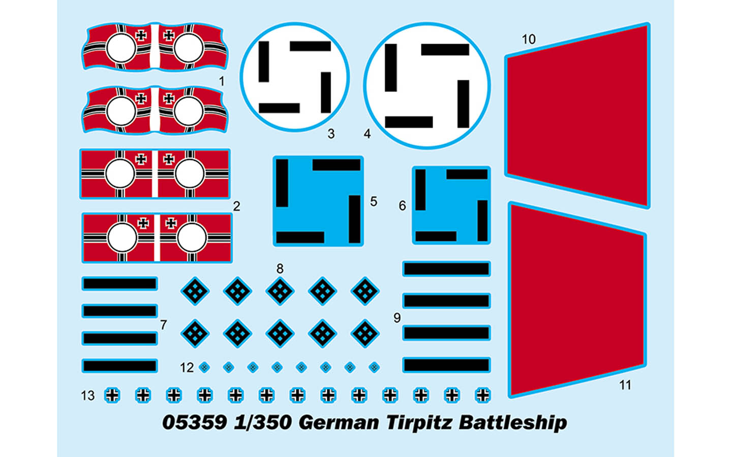 German Tirpitz Battleship - Trumpeter 05359 | kingshobby.com