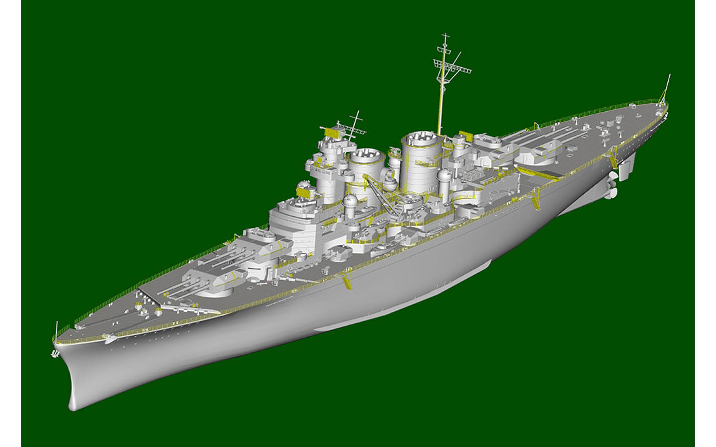 DKM H Class Battleship - Trumpeter 05371 | kingshobby.com