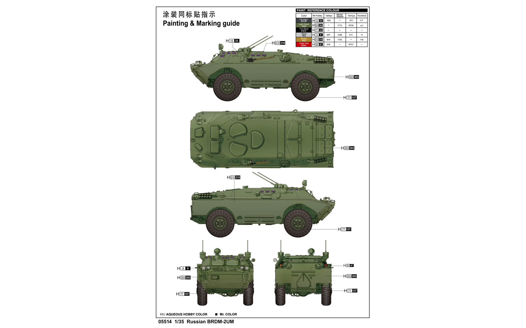 Russian BRDM-2UM - Trumpeter 05514 | kingshobby.com