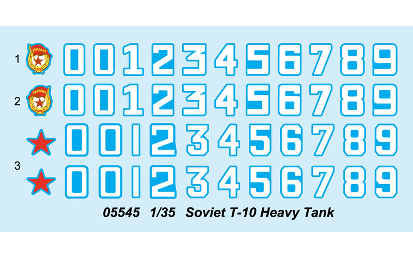 Soviet T-10 Heavy Tank - Trumpeter 05545 | kingshobby.com