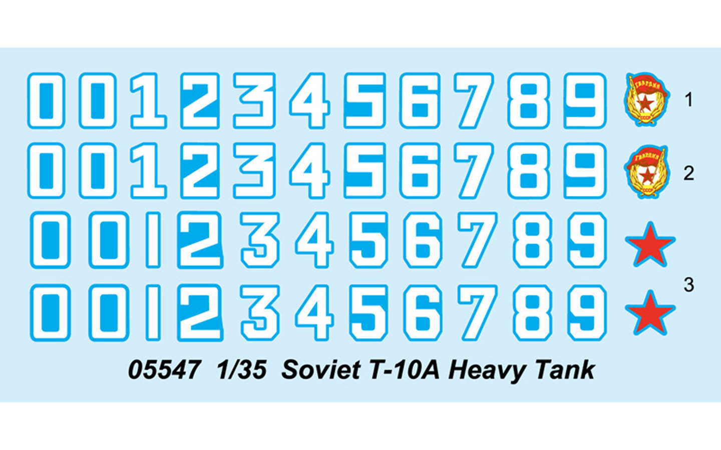 Soviet T-10A Heavy Tank - Trumpeter 05547 | kingshobby.com