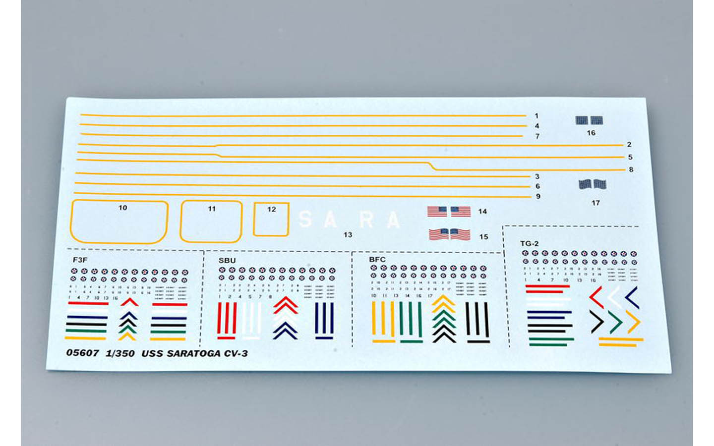 USS Saratoga CV-3 - Trumpeter 05607 | kingshobby.com