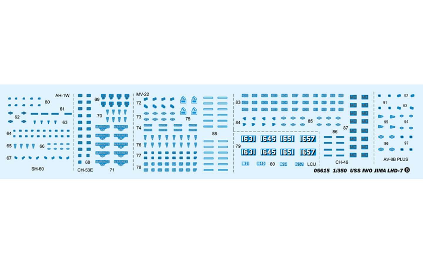 USS Iwo Jima LHD-7 - Trumpeter 05615 | kingshobby.com