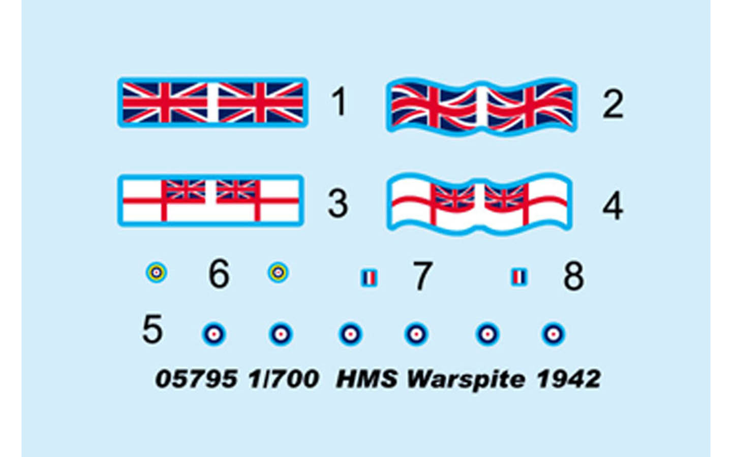 HMS Warspite 1942 - Trumpeter 05795 | kingshobby.com