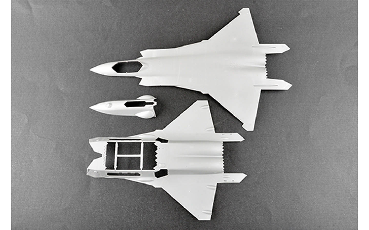 Chinese J-20 Mighty Dragon - Trumpeter 05811 | kingshobby.com