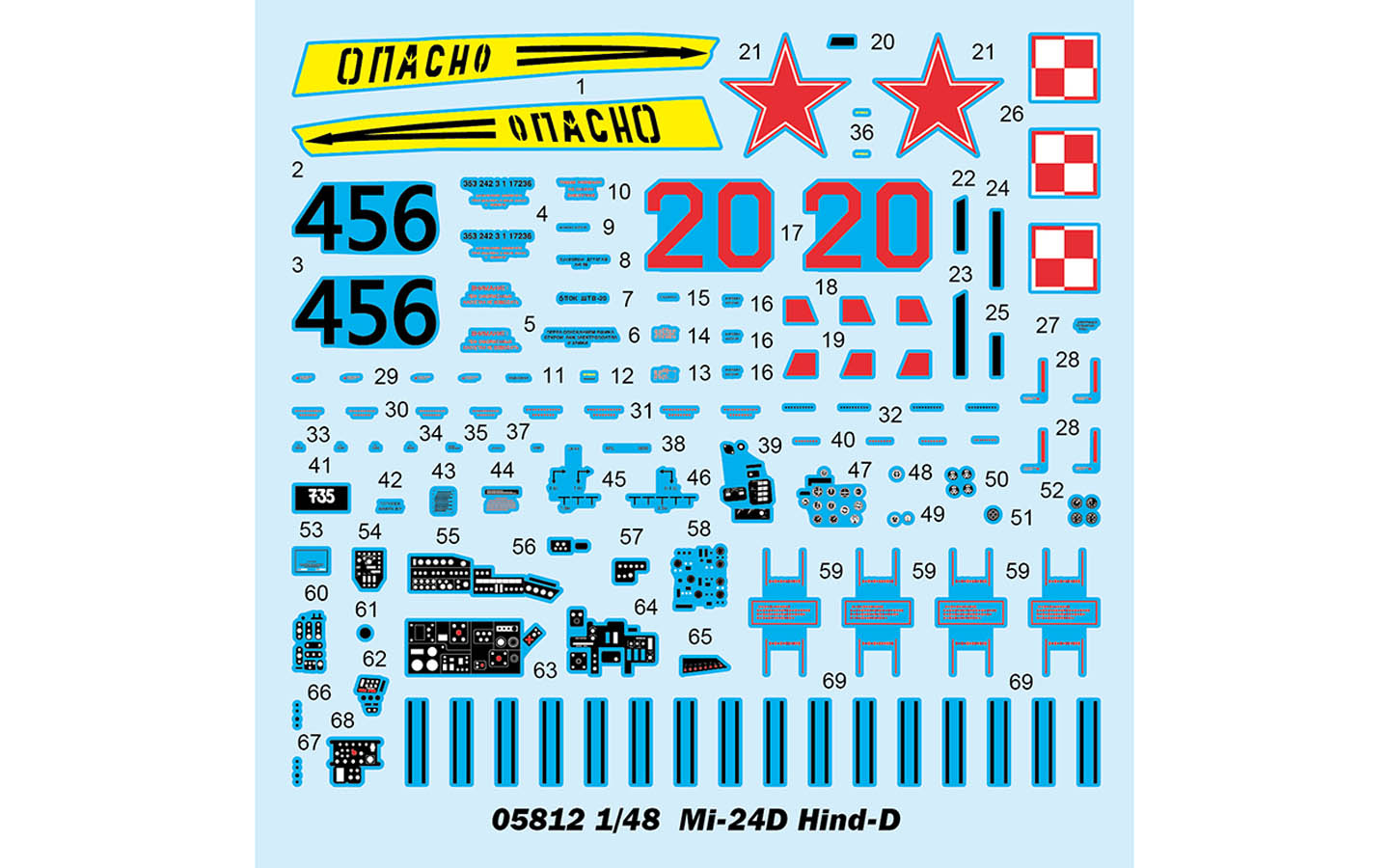 Mi-24D Hind-D - Trumpeter 05812 | kingshobby.com