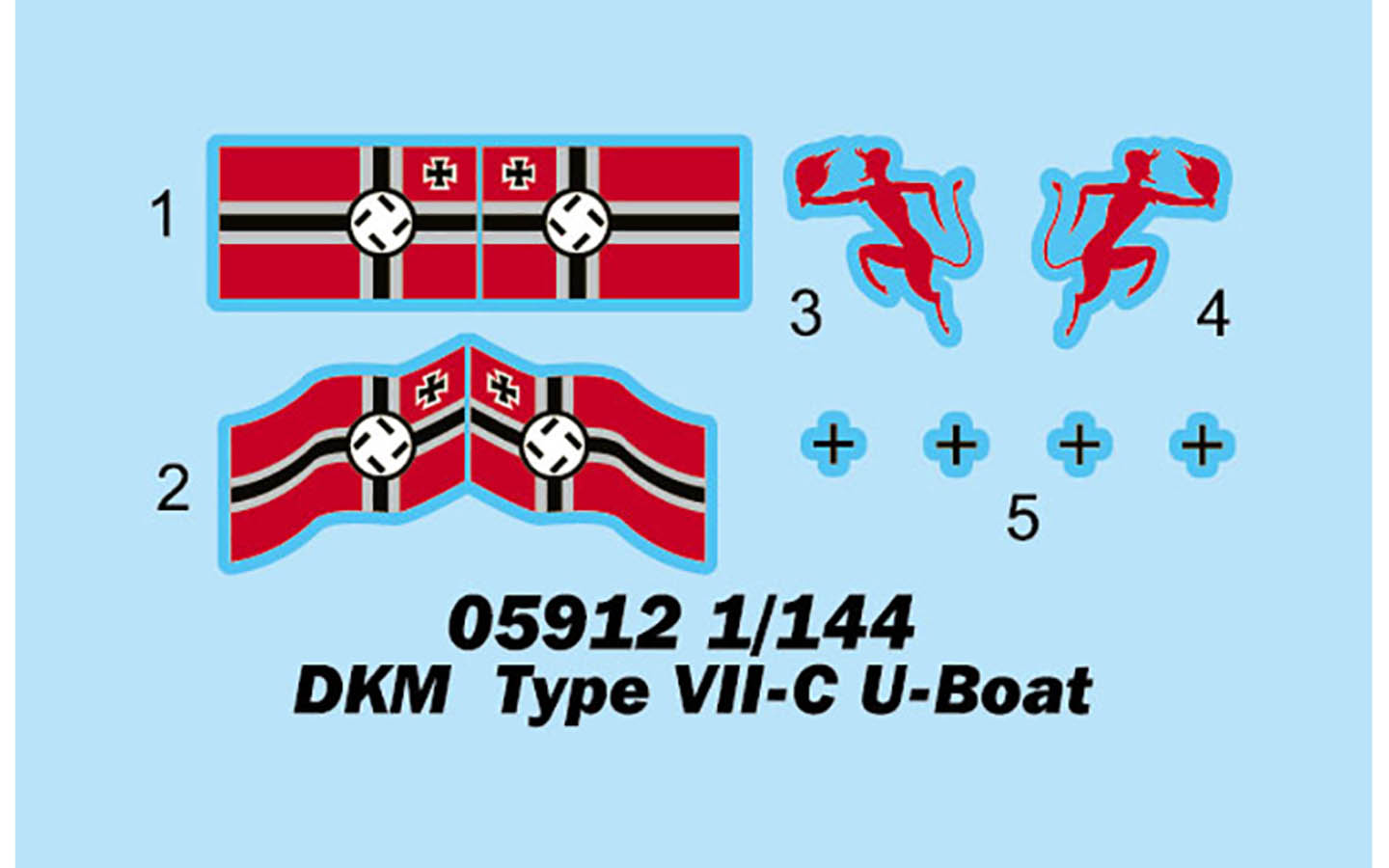 DKM Type VII-C U-Boat - Trumpeter 05912 | kingshobby.com