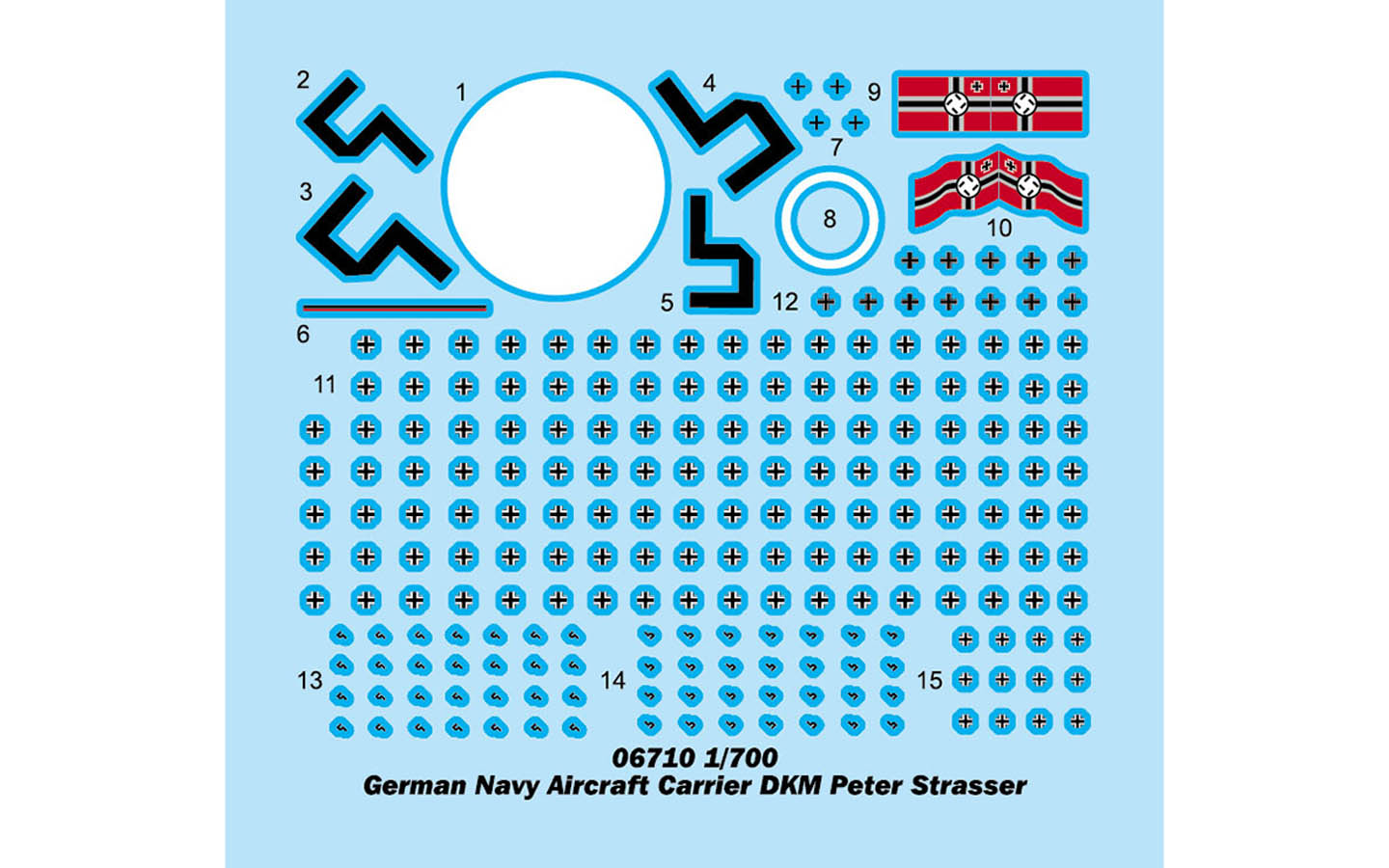 German Navy Aircraft Carrier DKM Peter Strasser - Trumpeter 06710 ...