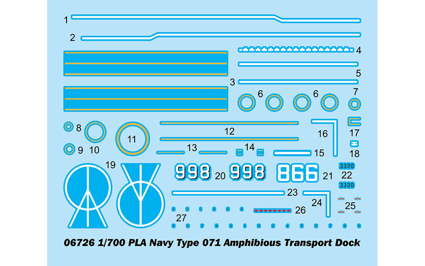 PLA Navy Type 071 Amphibious Transport Dock - Trumpeter 06726 ...