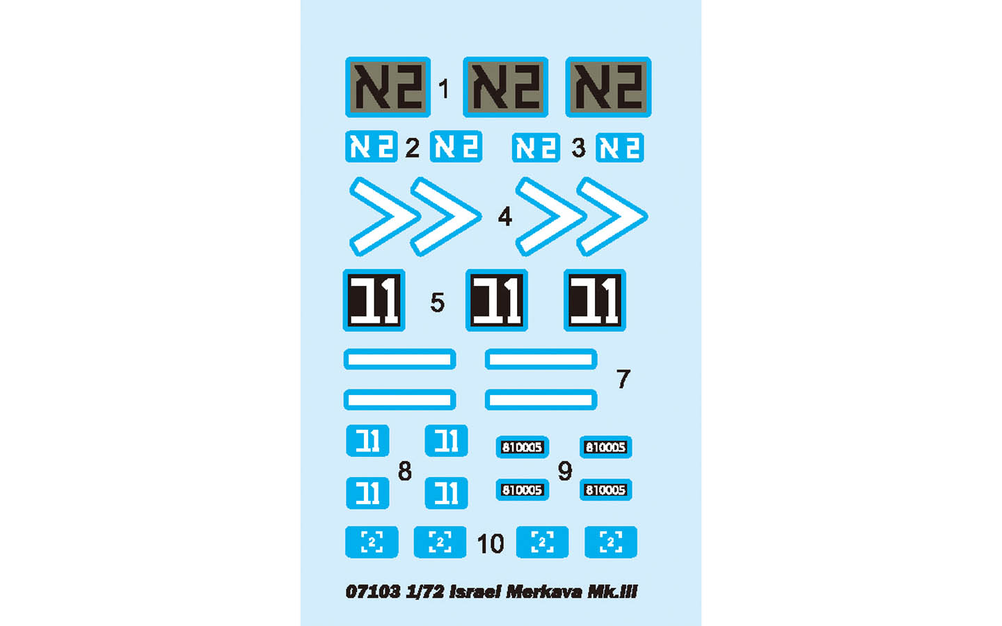 Israeli Merkava Mk. III - Trumpeter 07103 | kingshobby.com