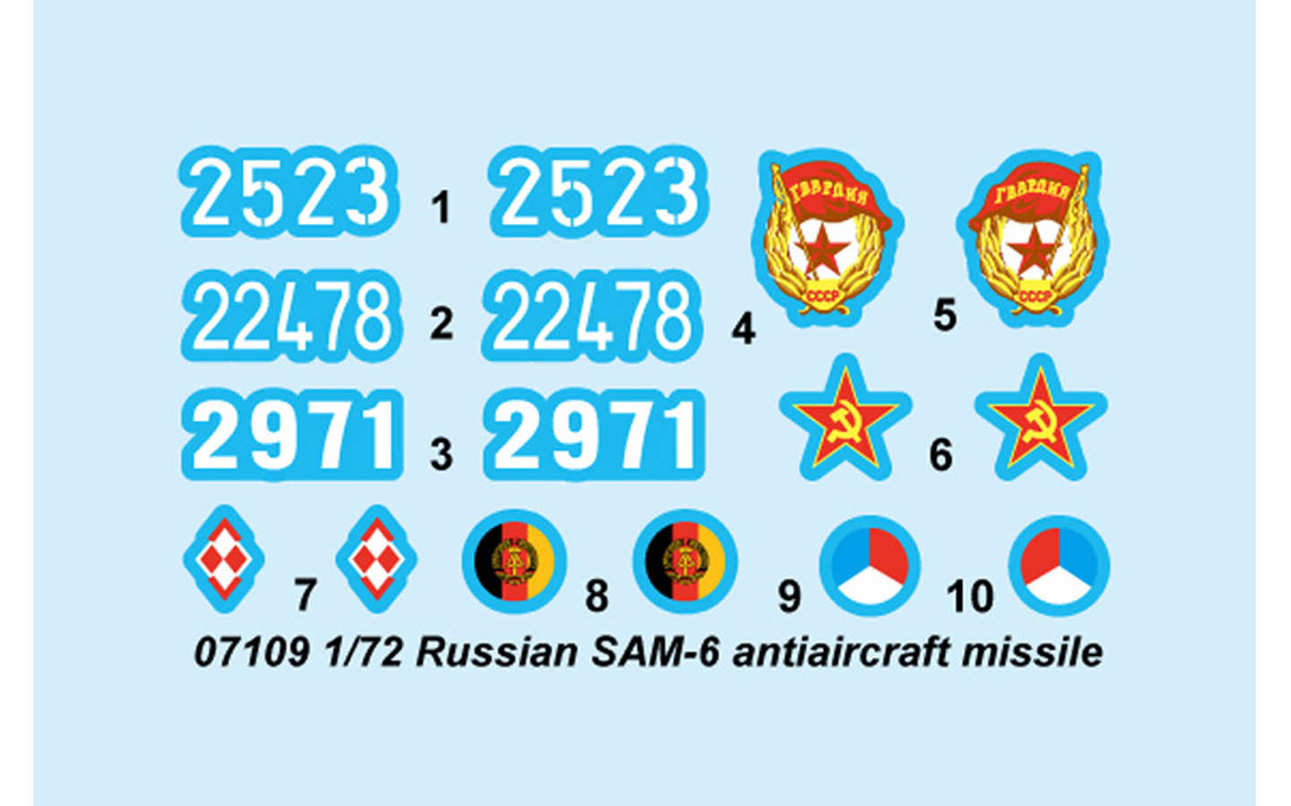Russian SAM-6 Antiaircraft Missile - Trumpeter 07109 | kingshobby.com