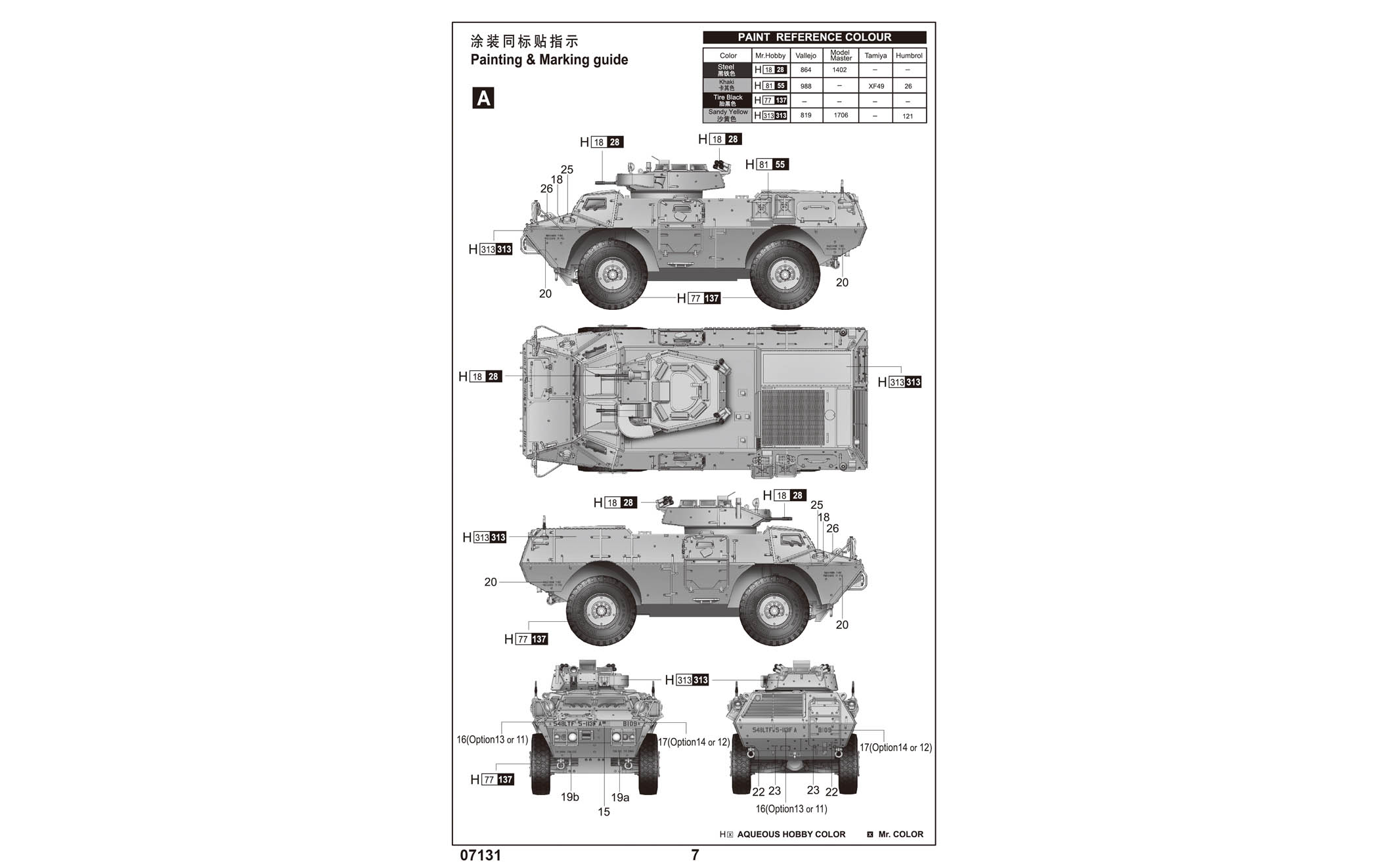 M1117 Guardian Armored Security Vehicle (ASV) - Trumpeter 07131 ...