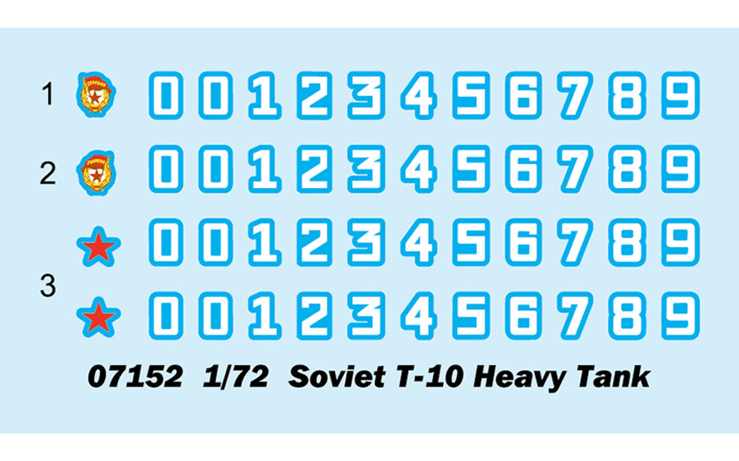 Soviet T-10 Heavy Tank - Trumpeter 07152 | kingshobby.com