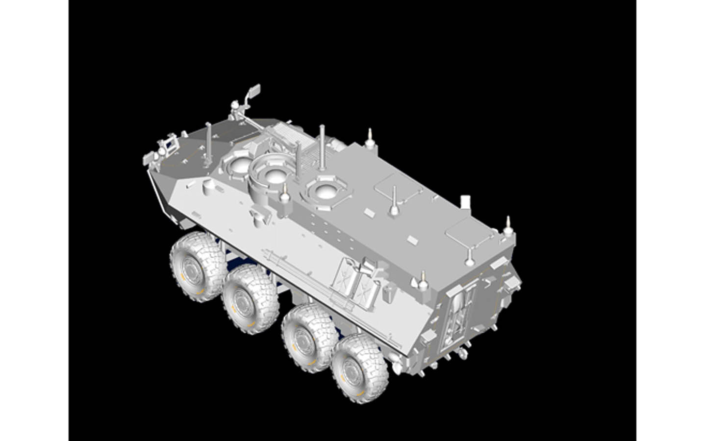 USMC LAV-C2 (Command & Control) - Trumpeter 07270 | kingshobby.com