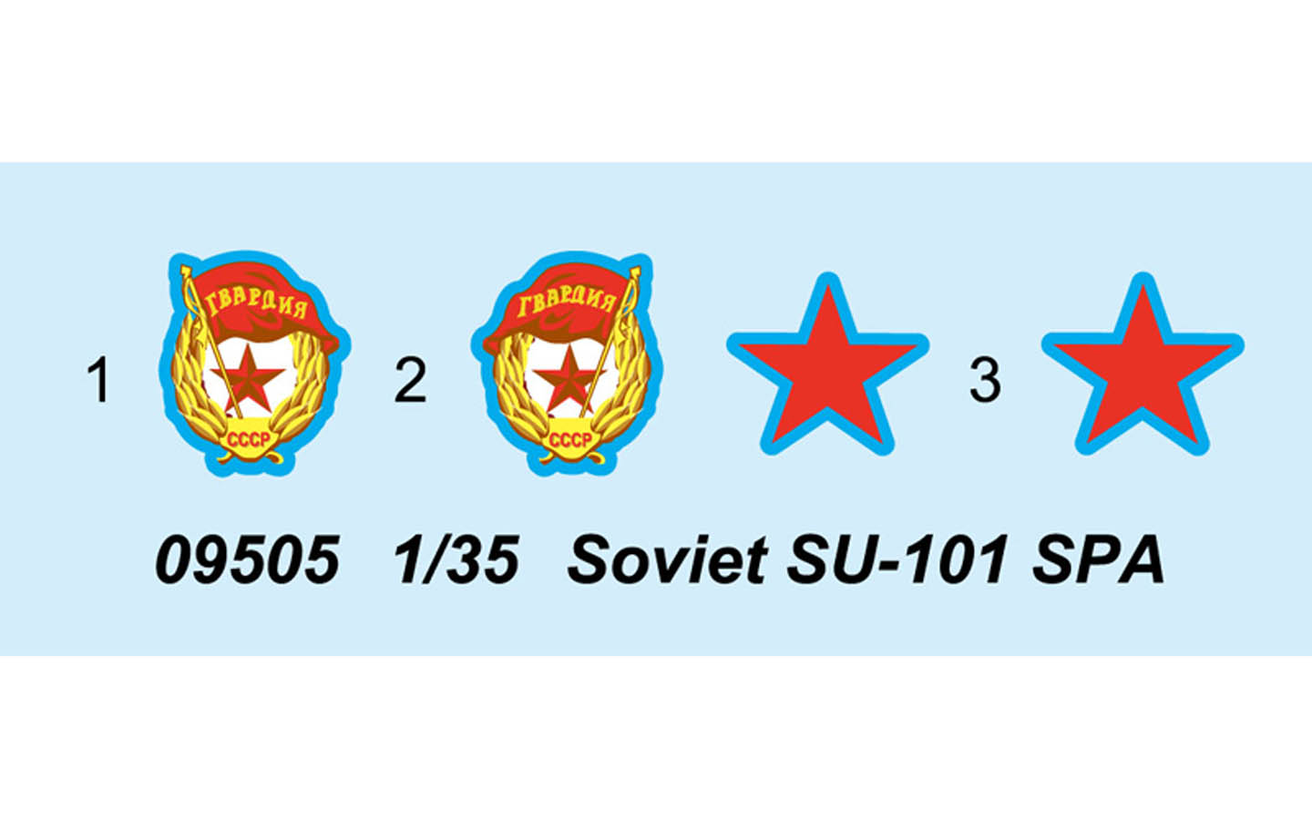 Soviet SU-101 SPA - Trumpeter 09505 | kingshobby.com