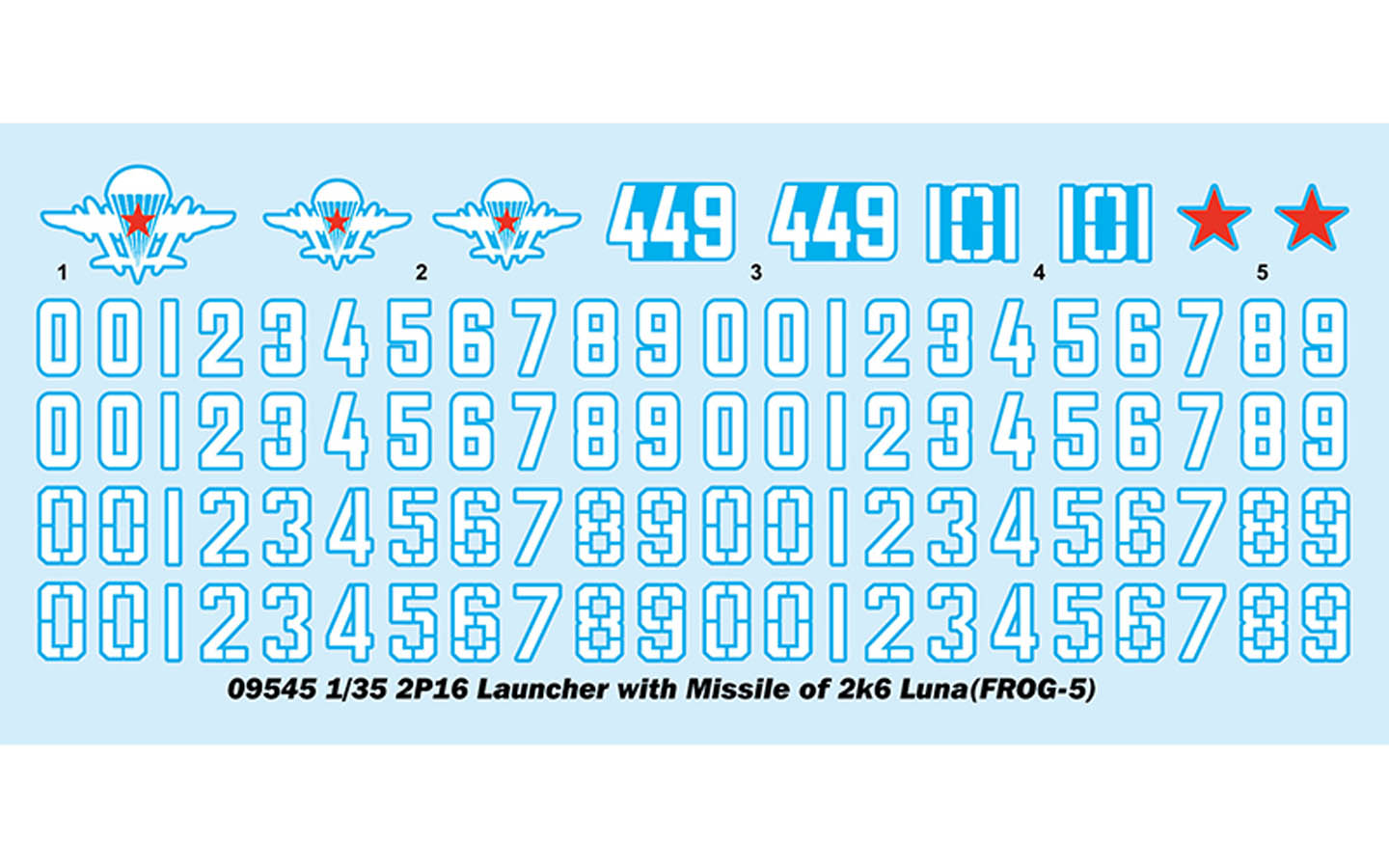 2P16 Launcher with Missile of 2k6 Luna (FROG-5) - Trumpeter 09545 ...