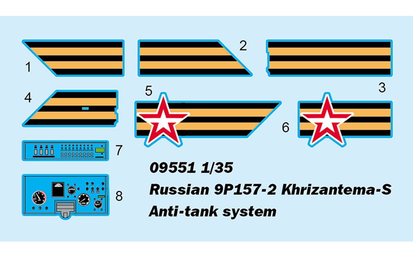 Russian 9P157-2 Khrizantema-S Anti-Tank System - Trumpeter 09551 ...
