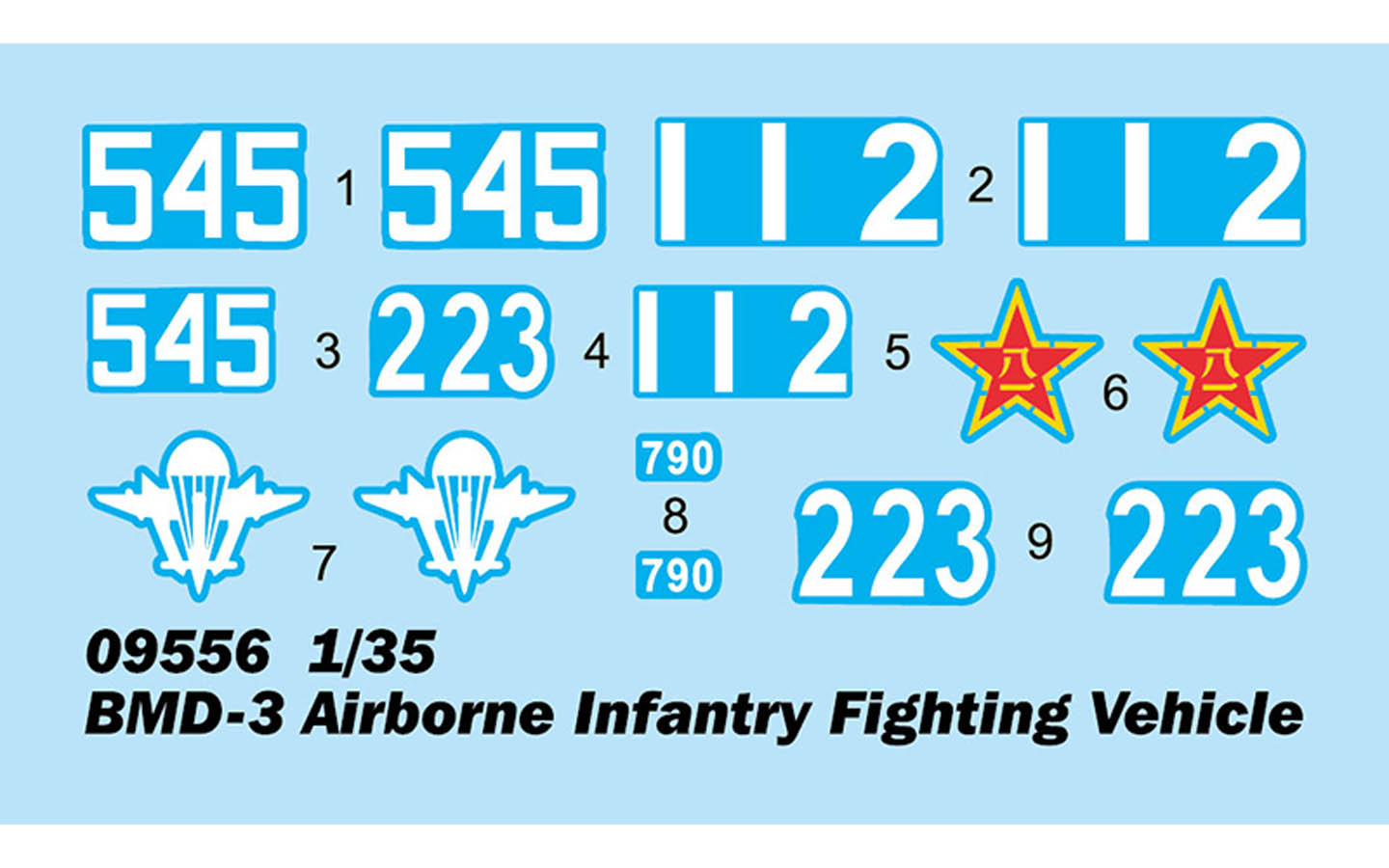 Russian BMD-3, Airborne Fighting Vehicle - Trumpeter 09556 | kingshobby.com