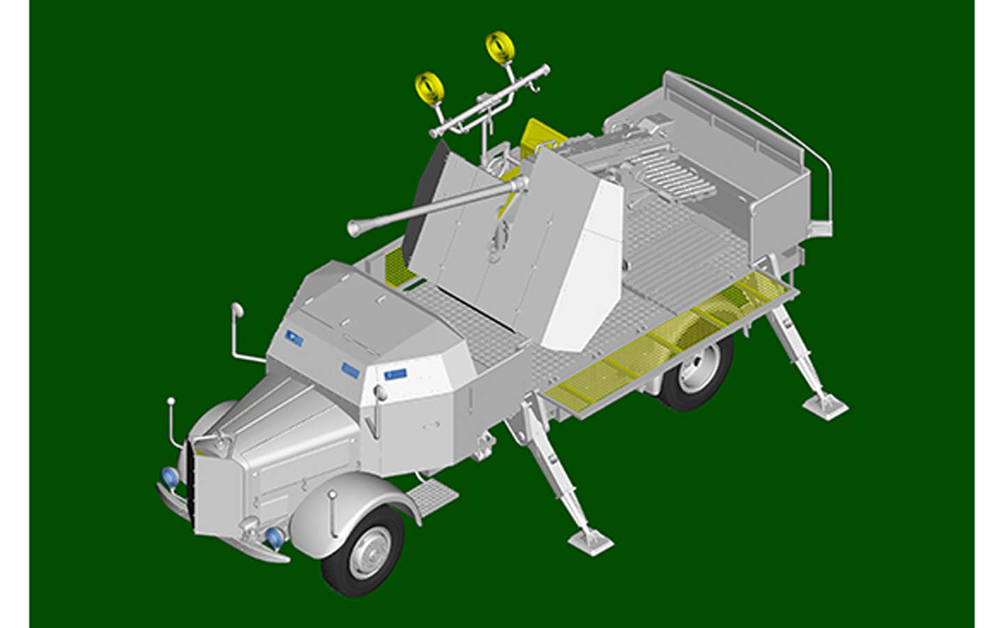 L4500A mit 5cm Flak 41 II - Trumpeter 09594 | kingshobby.com
