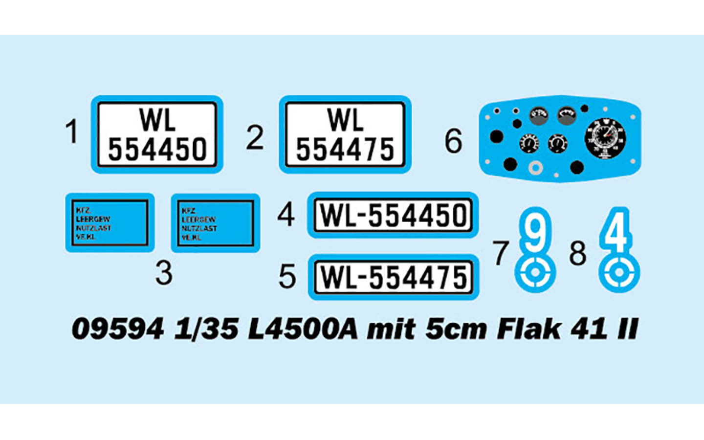 L4500A mit 5cm Flak 41 II - Trumpeter 09594 | kingshobby.com