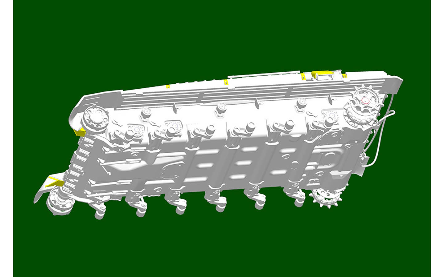 Russian T-72B3 with 4S24 Soft Case ERA and Grating Armour - Trumpeter ...