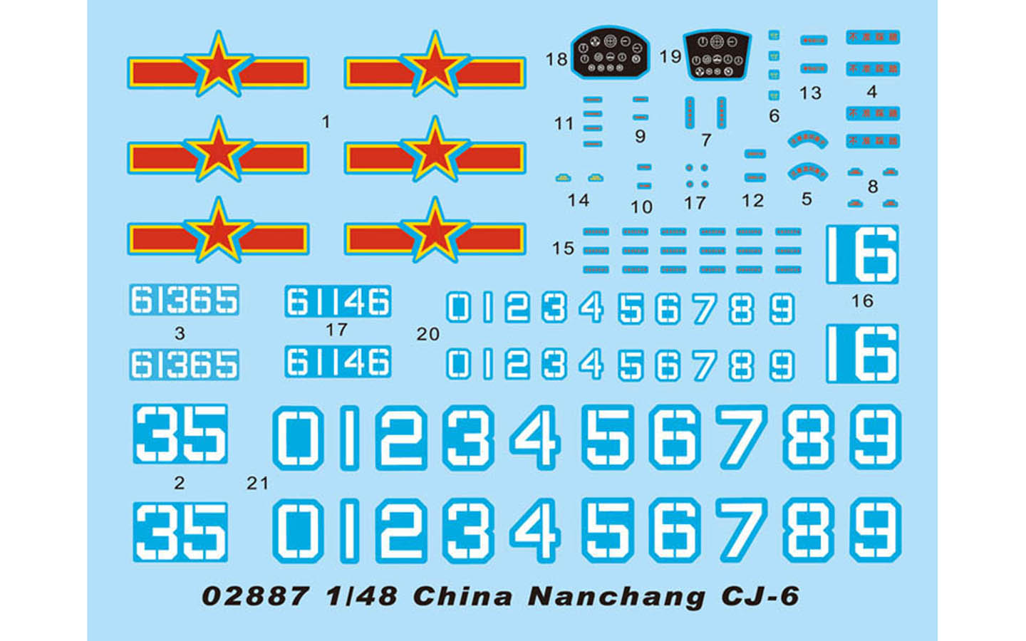 China Nanchang CJ-6 - Trumpeter 02887 | kingshobby.com