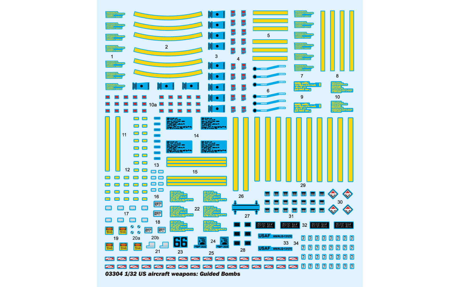 Guided Bombs, US Aircraft Weapons - Trumpeter 03304 | kingshobby.com