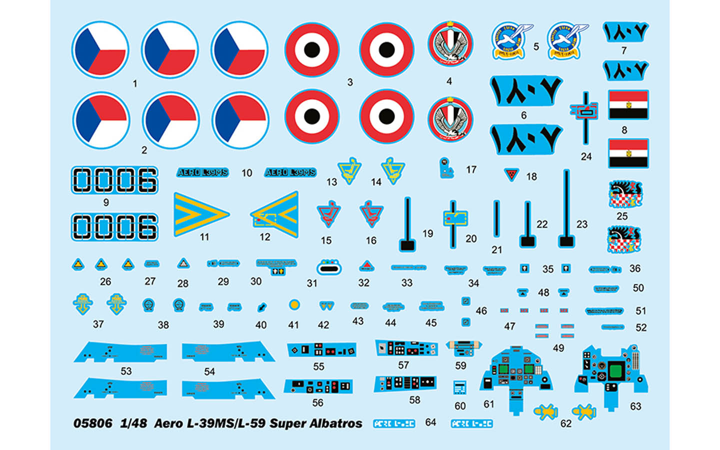 Aero L-39MS/L-59 Super Albatros - Trumpeter 05806 | kingshobby.com