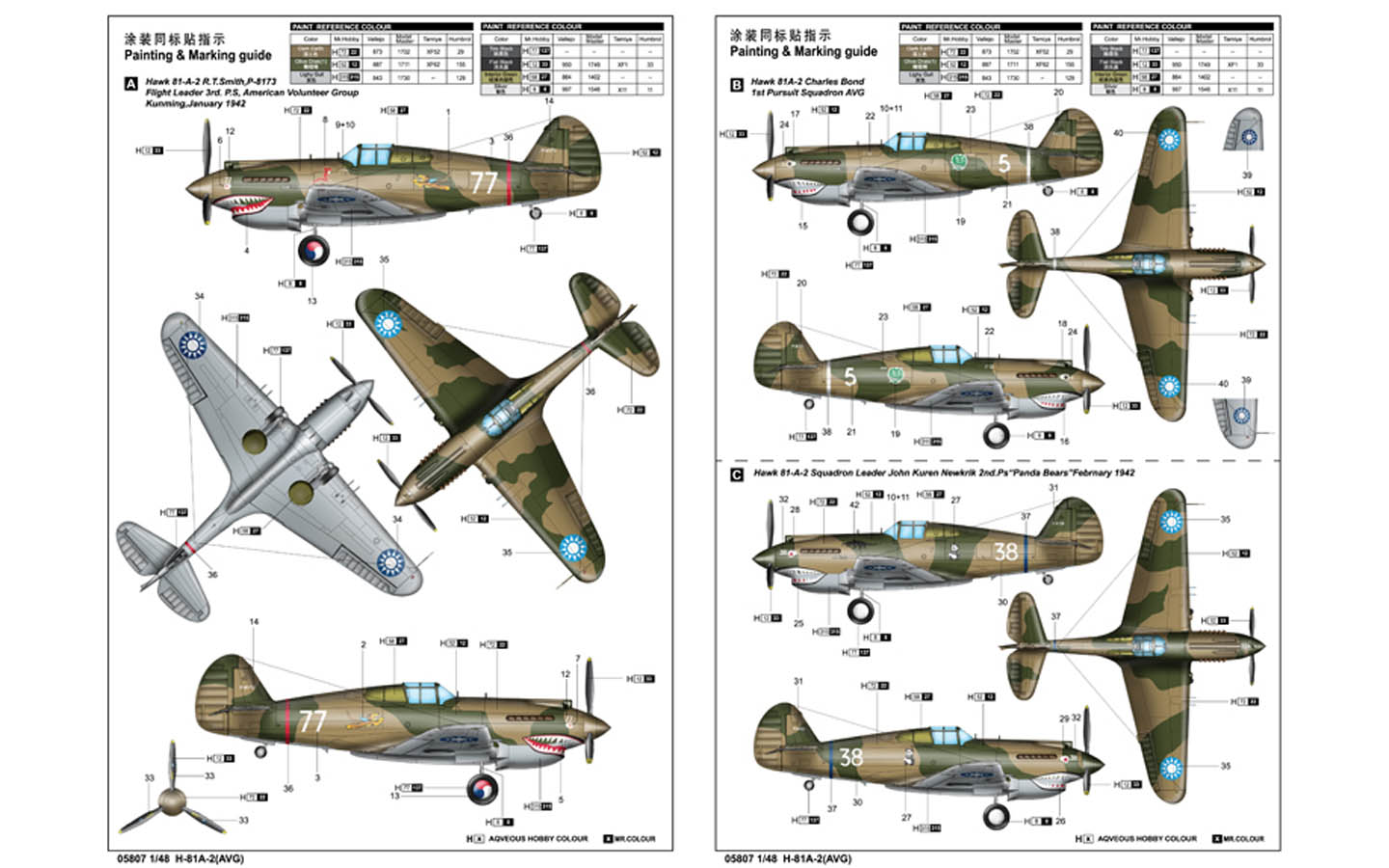 H-81A-2(AVG) - Trumpeter 05807 | kingshobby.com