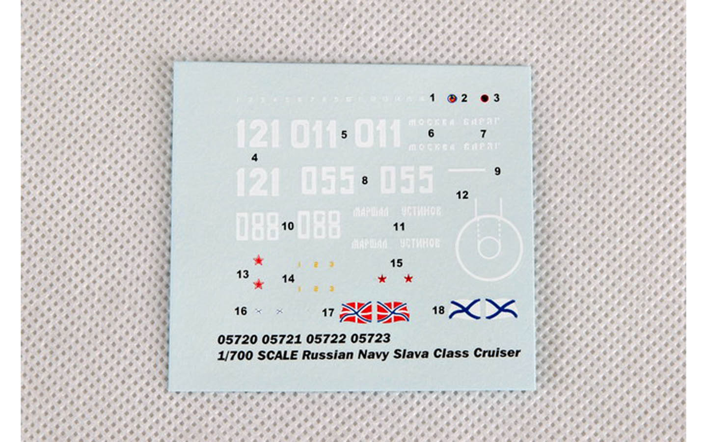 Russian Navy Slava Class Cruiser Moskva - Trumpeter 05720 | kingshobby.com