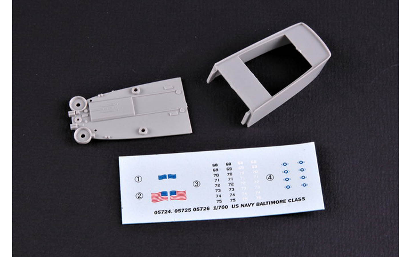 USS Pittsburgh CA-72 - Trumpeter 05726 | kingshobby.com