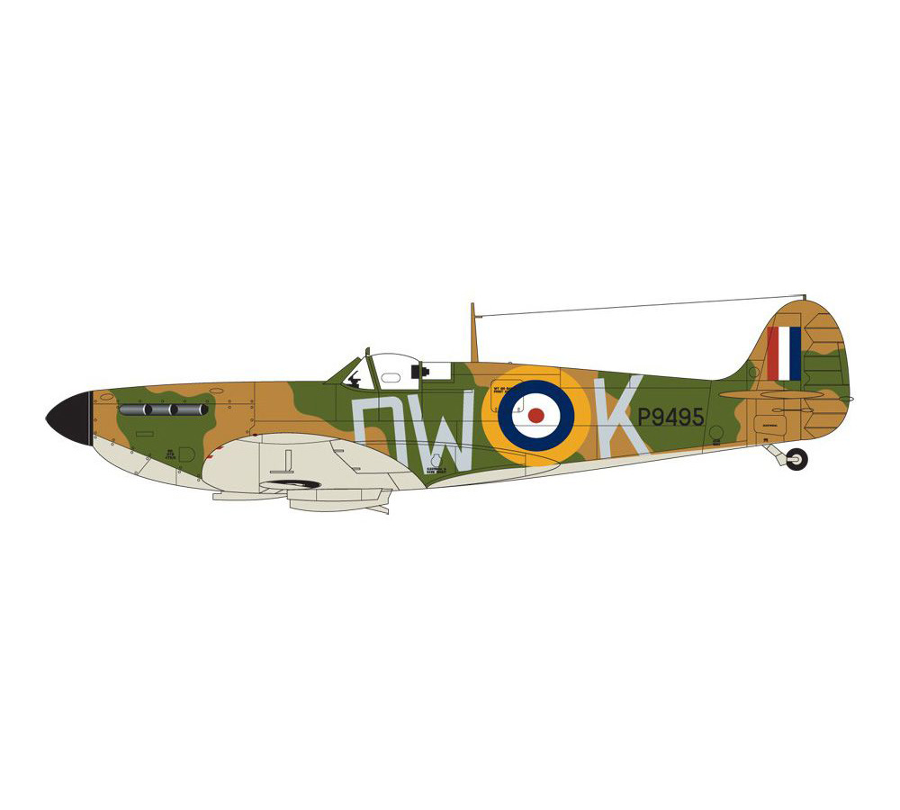 Supermarine Spitfire Mk.Ia - 1/72 Scale - Airfix A01071A | kingshobby.com