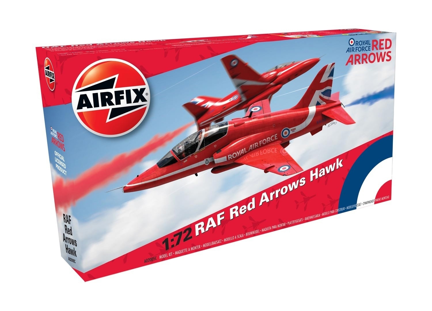 RAF Red Arrows Hawk - Airfix A02005C | kingshobby.com