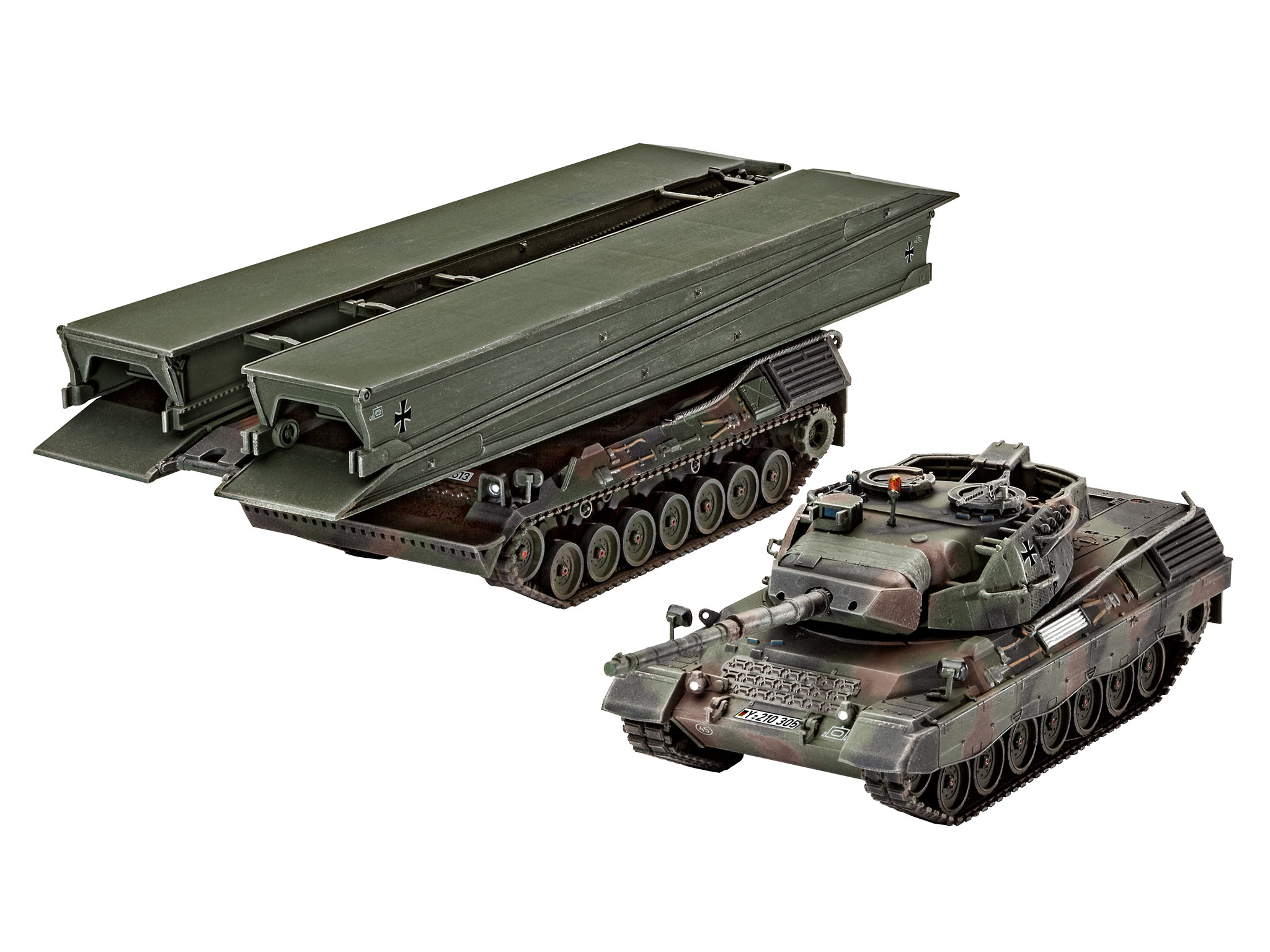 Leopard 1A5 & Bridgelayer - Biber - Revell 03307 | kingshobby.com