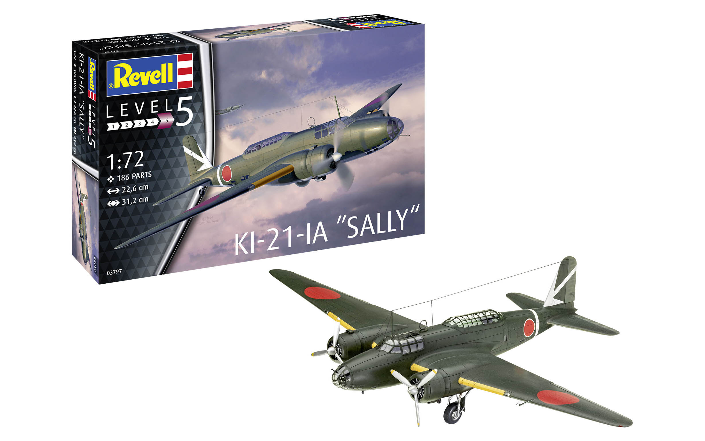 KI-21-lA Sally - Revell 03797 | kingshobby.com
