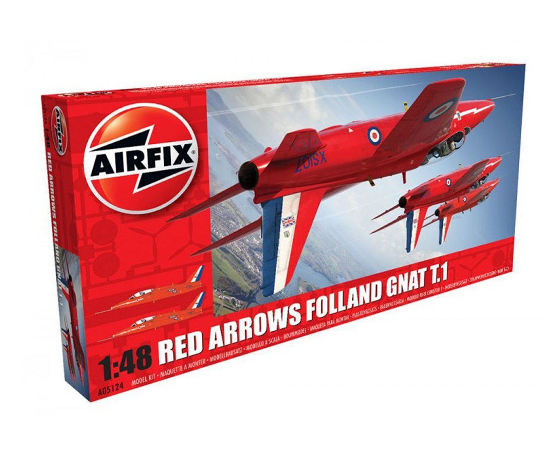 Red Arrows Gnat - Airfix A05124 | kingshobby.com