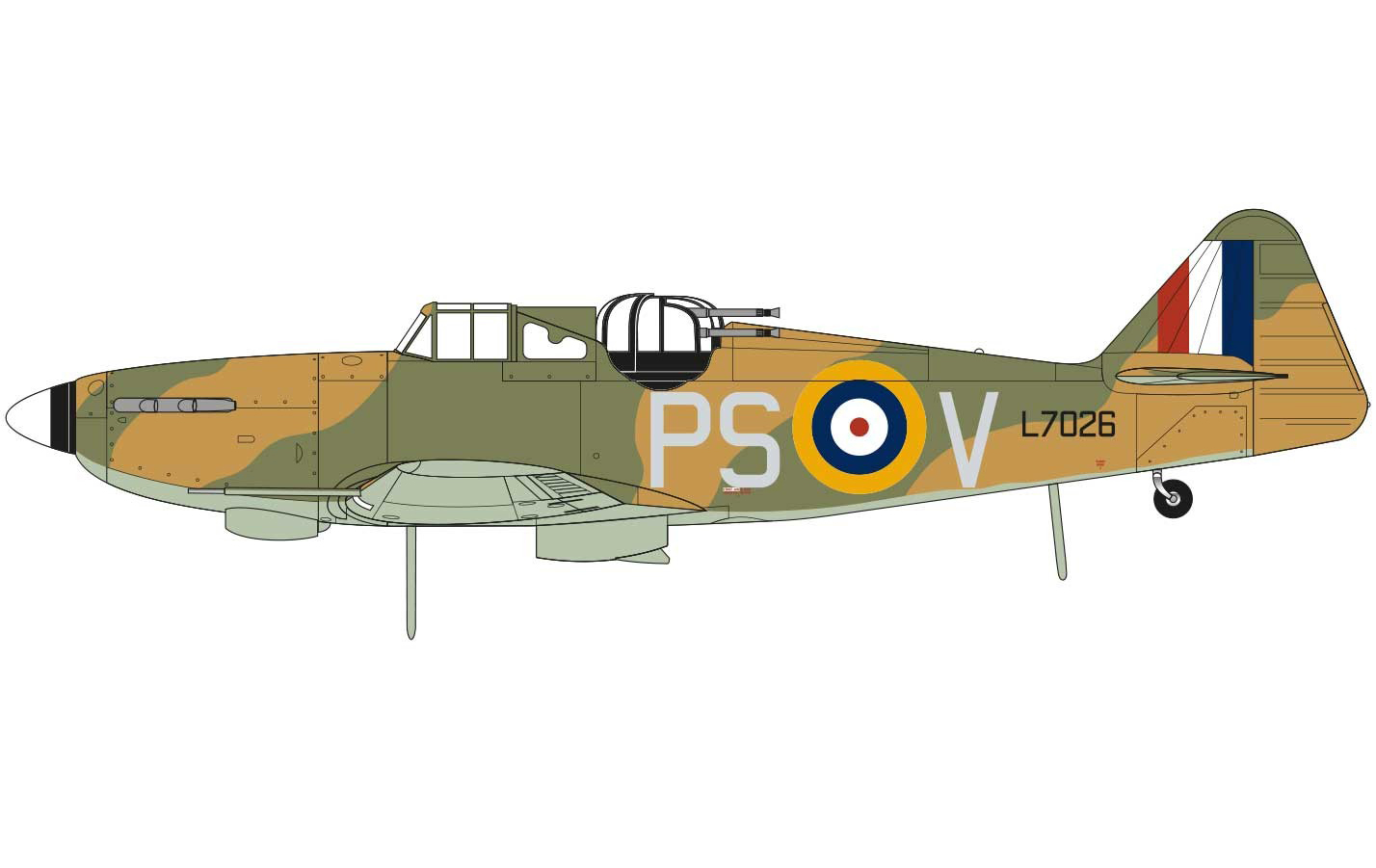 Boulton Paul Defiant - Day Fighter - Airfix A05128 | kingshobby.com