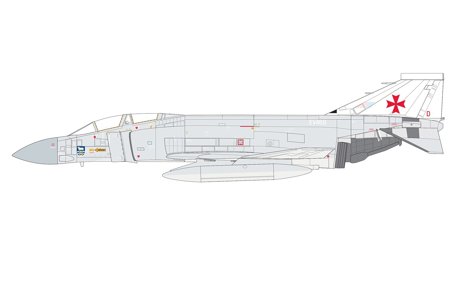 McDonnell Douglas Phantom FGR.2 - Airfix A06017 | kingshobby.com