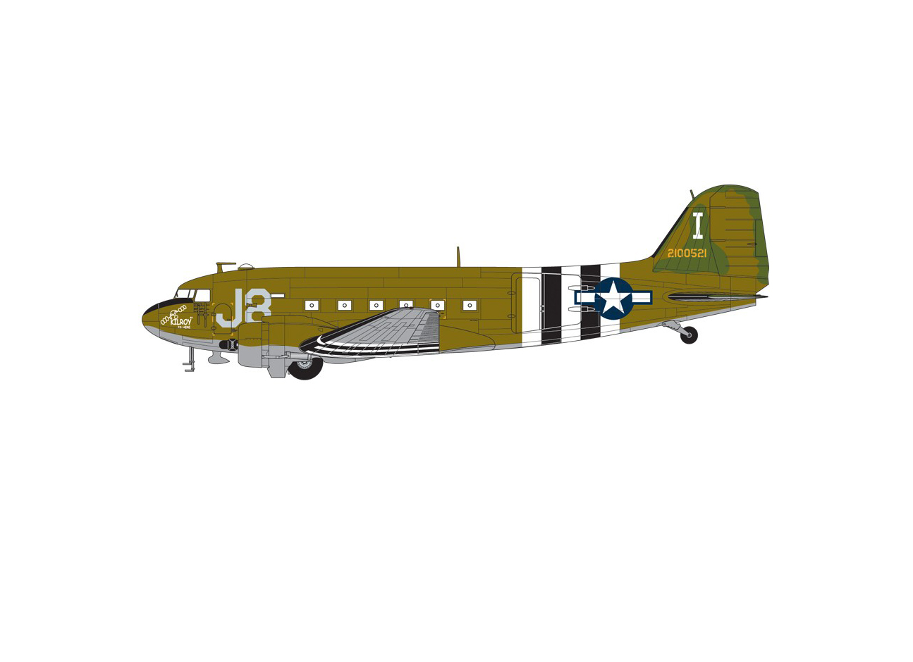 Douglas Dakota C-47 Skytrain - Airfix A08014 | kingshobby.com