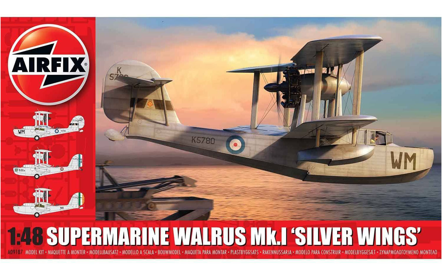 Supermarine Walrus Mk.1 - Silver Wings - Airfix A09187 | kingshobby.com